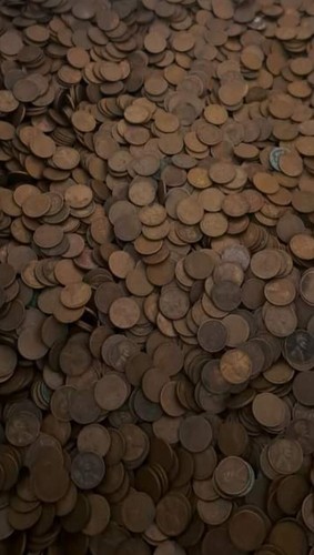 155 Grams bulk of Wheat Cent Copper Pennies 1930's, 1940s and 1950s US ...