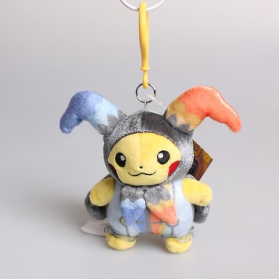 Pokemon Center Halloween Circus Pikachu Soft Plush Toys Doll Key Chain ...