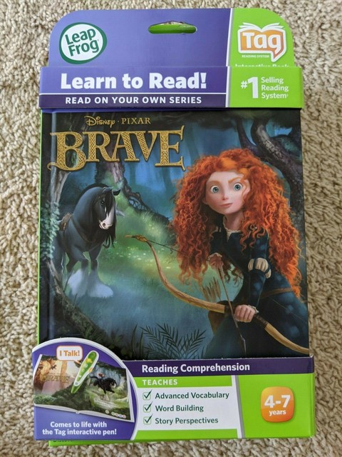 LeapFrog Tag Read on Your Own Series Disney Pixar Brave Book G241 for ...