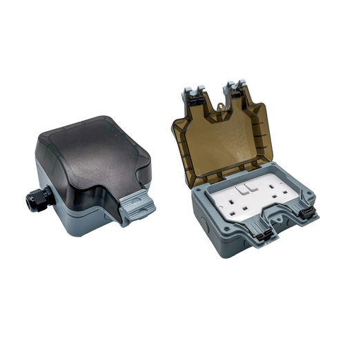 Weatherproof Outdoor Switched Socket | IP66 Rated | Single or Double ...