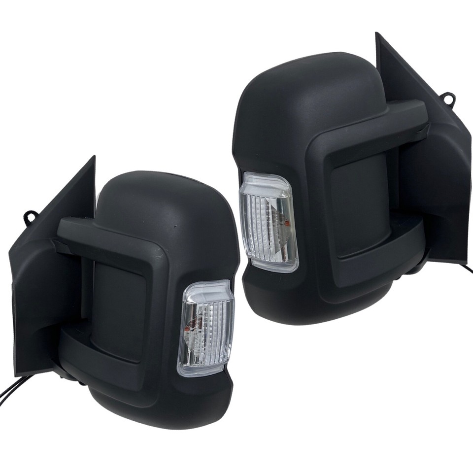PAIR Side Mirrors for 2014-2022 RAM PROMASTER with Manual Adj. Turn ...