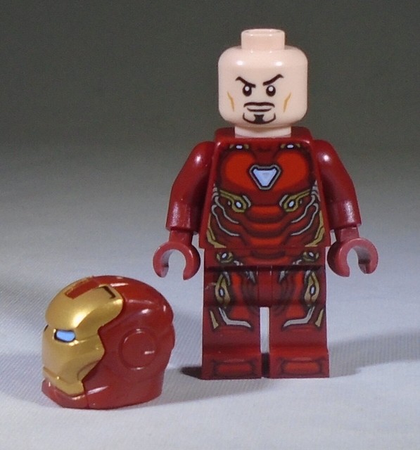 SH496 LEGO Iron Man Mark 50 Armor 2018 Minifigure 76108 76125 for sale ...