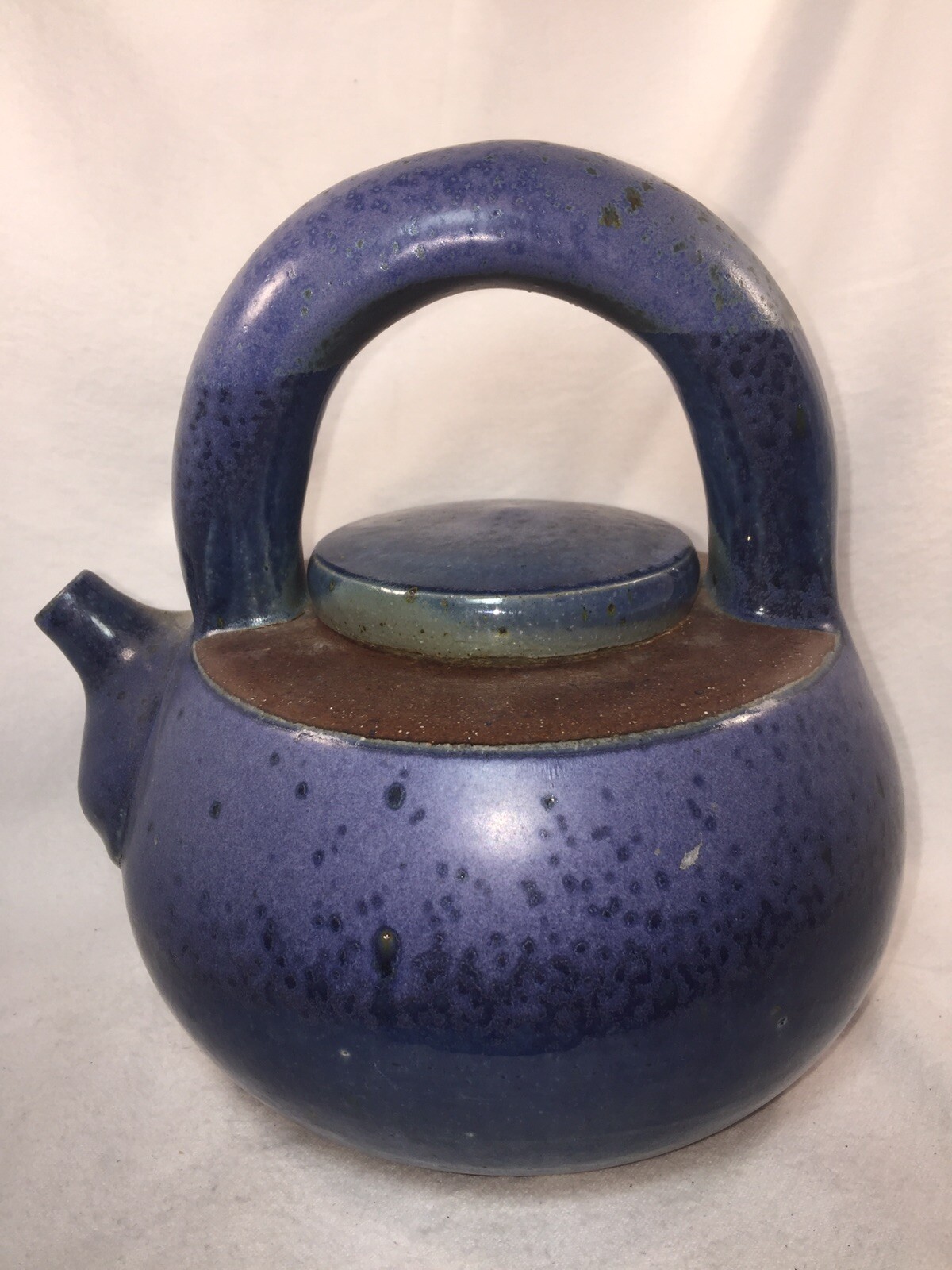 Studio Handcrafted Ceramic Stoneware Pottery Kettle Teapot Clay Art Pot ...