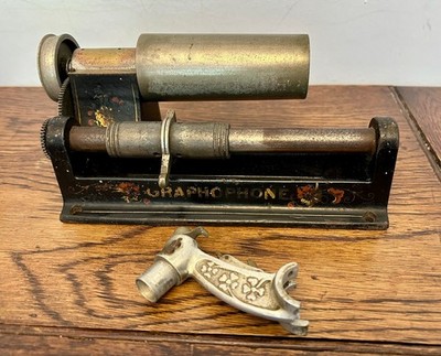 Columbia AT or AZ Graphophone upper parts, spares/repair, broken pot ...
