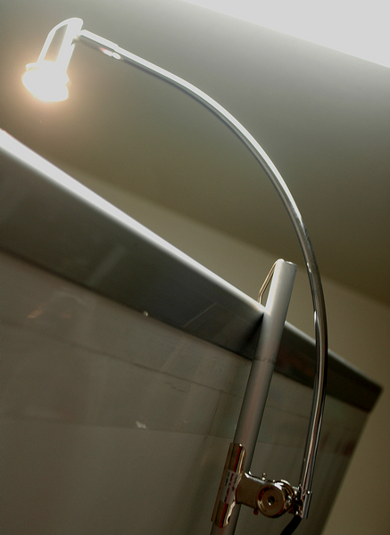 Halogen Display Light Banner Stand Lamp Retractable Roll Up Trade Show ...