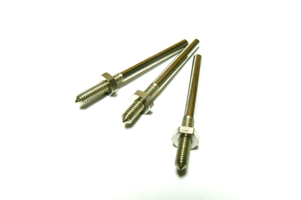 Mini Mandrel Threaded w-Nut 1/8" Shank Straight Thread Miniature ...