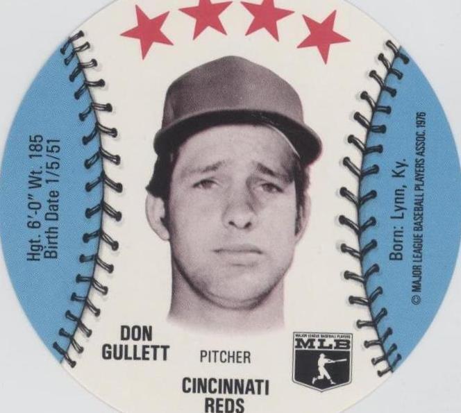1976 MSA Discs - Don Gullett Isaly's/Sweet William for sale online | eBay