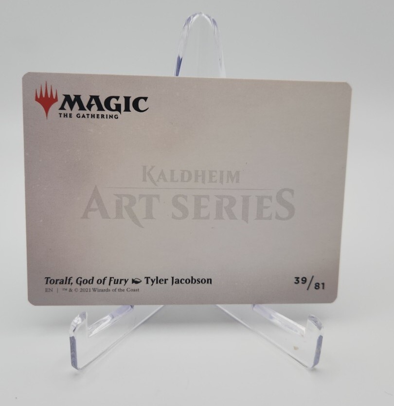 MTG Toralf, God of Fury Art Card Kaldheim Art Cards 39/81 for sale ...