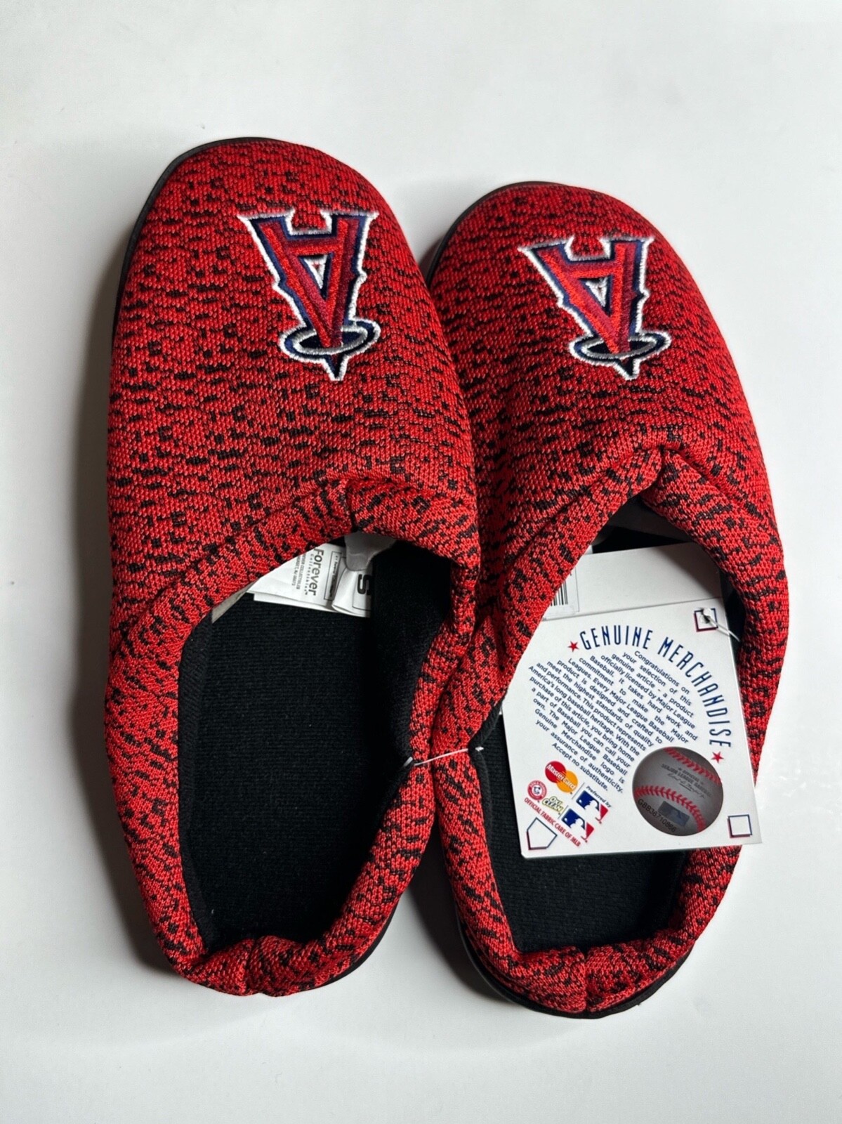 Angels MLB Foco Slippers With Indoor/Outdoor Sole - Size S | eBay