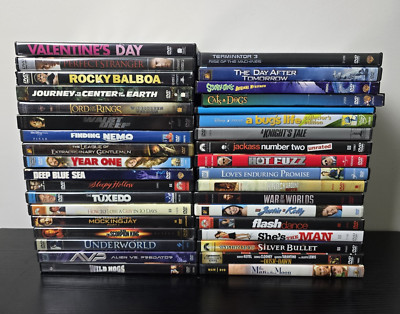 Bulk Lot of 36 DVD Movies -Random Mix Good Condition-See Titles in ...