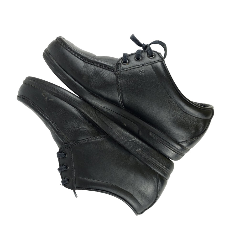 Red Wing 6604 Black Steel Toe Oxford Work Safety Shoes MADE IN USA Size ...