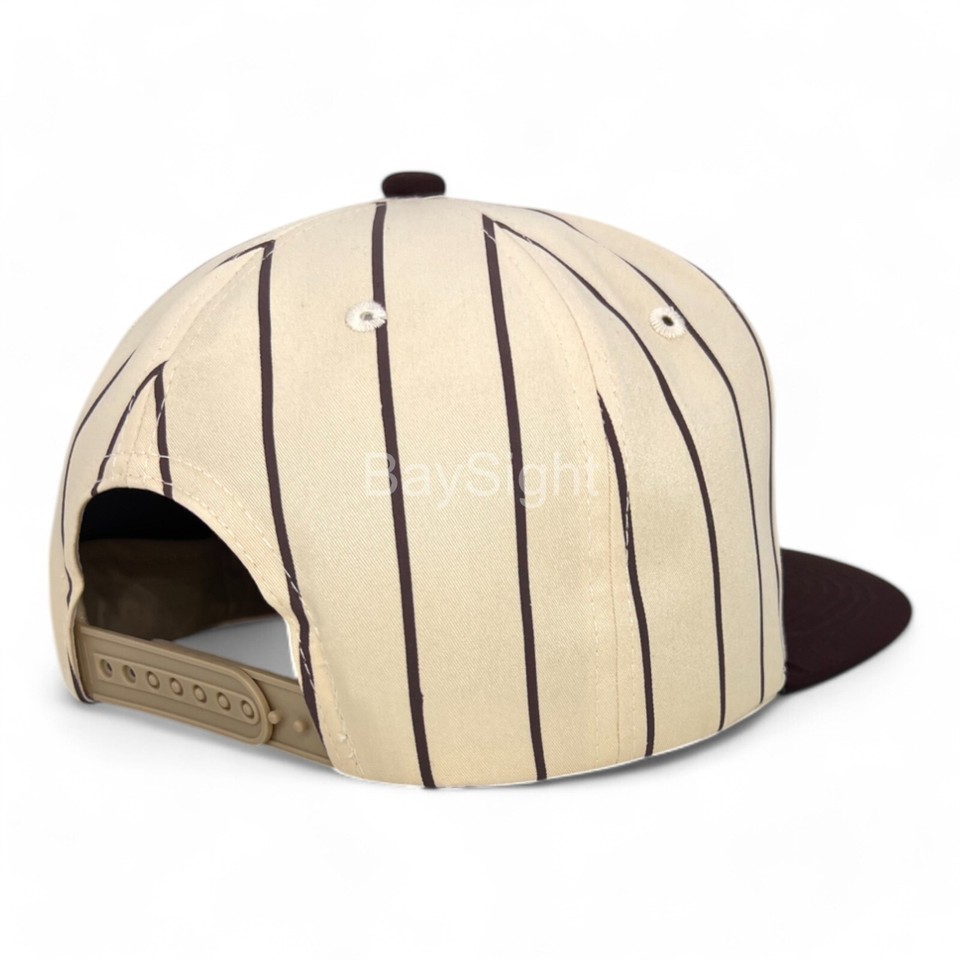 Mens Snapback Hat Adjustable Pro Sport Striped Baseball Ball Cap with ...