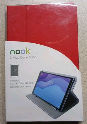 Nook Blue Smart Keyboard 2-Way Cover Stand for 10.0 HD Tablet Red | eBay