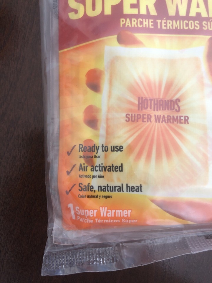 Set 2 X 3 pack of HotHands SUPER Warmers- Up to 18 Hours of Heat(6 Pack ...