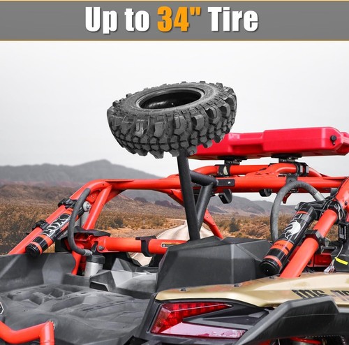 For Can-Am Maverick X3 Spare Tire Carrier Mount Rack Holder Turbo 2017 ...