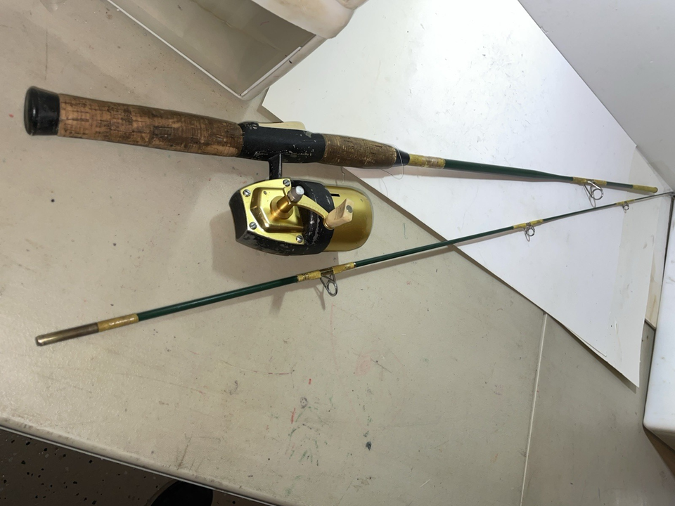 Vintage True Temper Model 633 Uni-Spin Reel W/Matching Rod Combo Made ...