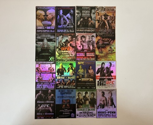 Lot of 16 Different 2010 Topps UFC Fight Posters | eBay