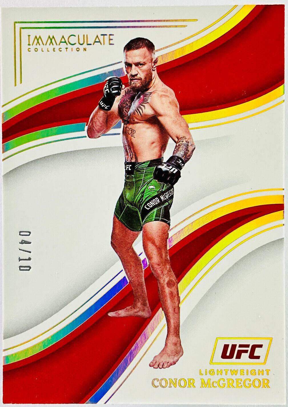2023 Panini Immaculate Collection UFC - Conor McGregor #67 Gold /10 for ...