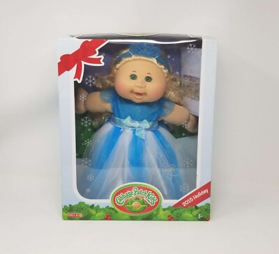 Rare 2015 Target Cabbage Patch Holiday Doll Blonde Hair Green Eyes in Box *NEW* | eBay