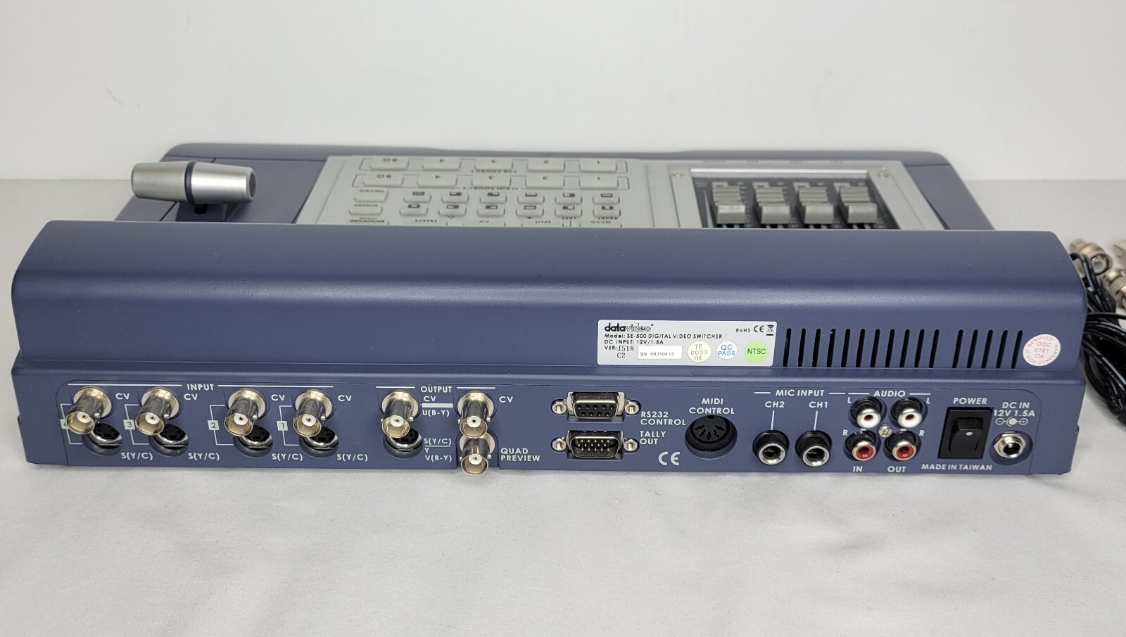 DataVideo Model SE-500 4-Channel Digital Audio Video Switcher | eBay
