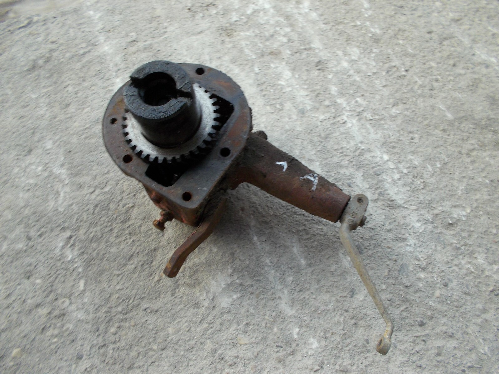 Farmall A tractor IH governor assembly w/ cover case & engagement lever ...