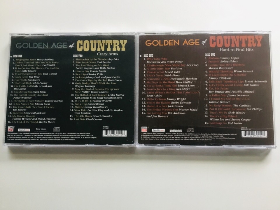 Time Life Golden Age of Country 18 CD superset | eBay