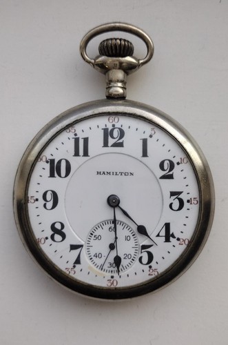 1909 Hamilton Pocket Watch, Grade: 992, 16s, 21j, Running | eBay
