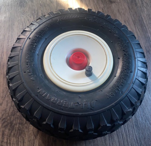 Radio Flyer All Terrain Pull Wagon Parts - Wheel, Tire & New Red Cap ...