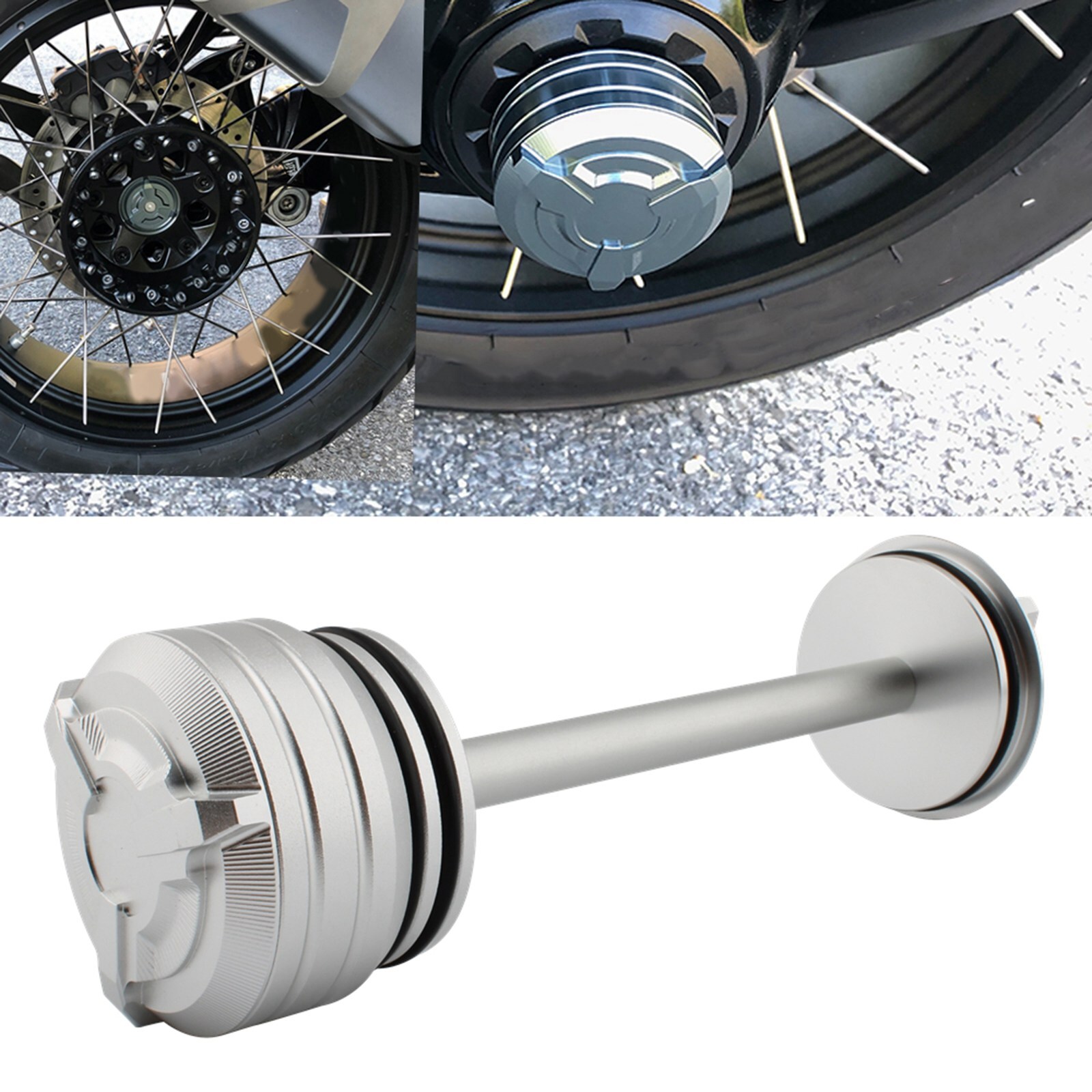 1×Rear Wheel Axle Hub Cap Protector Spindle Blanking Slider For BMW ...