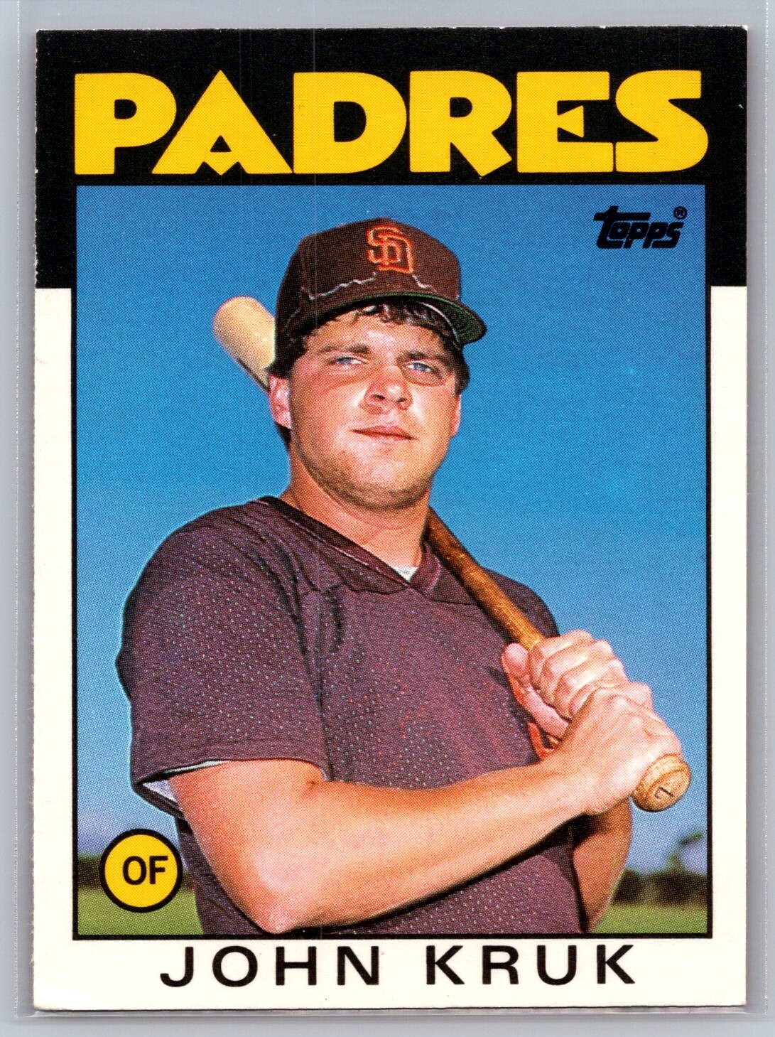 1986 Topps Traded John Kruk Rookie RC #56T San Diego Padres | eBay