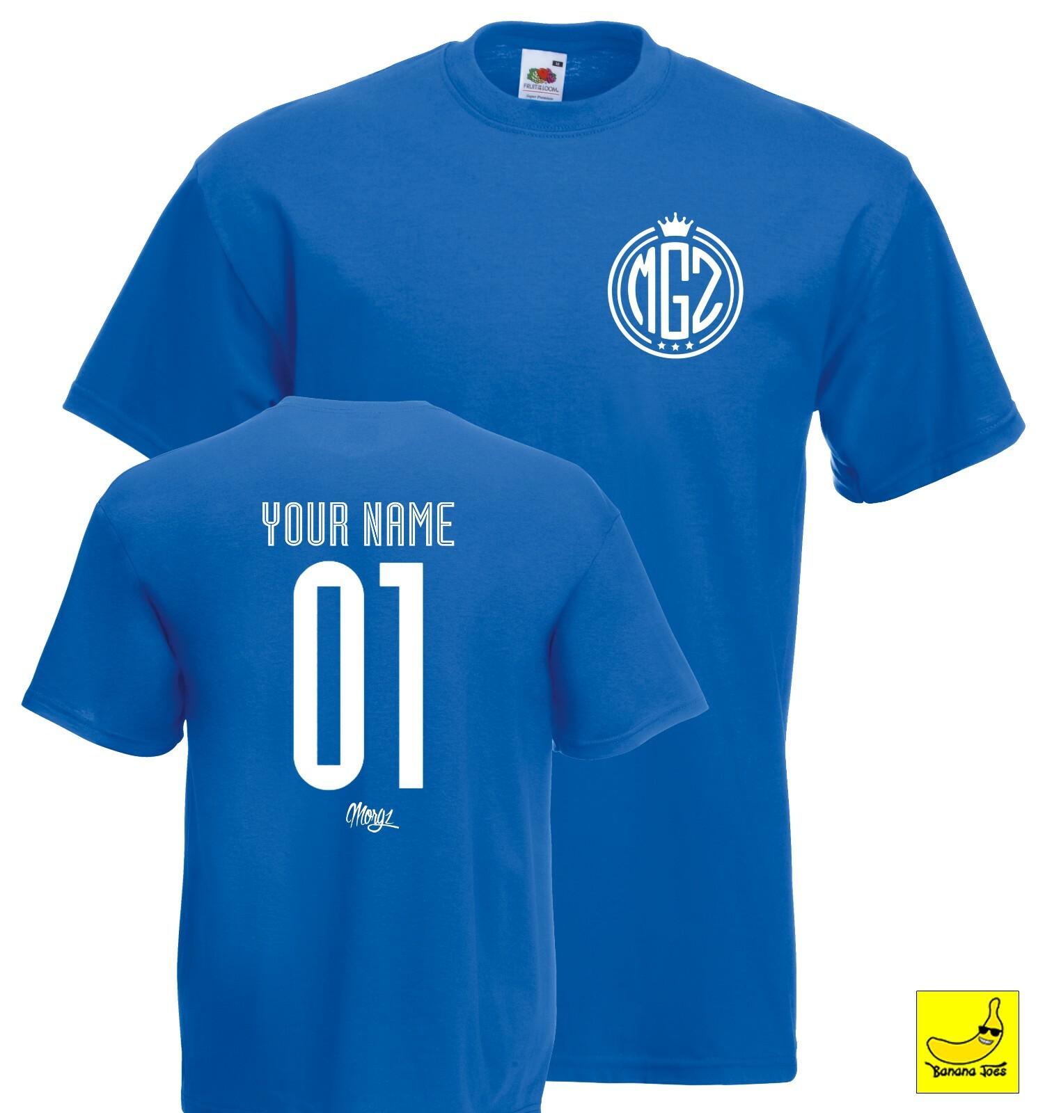 Team Morgz Custom Kids Youtuber T-Shirt MGZ Personalised Merch Gift ...