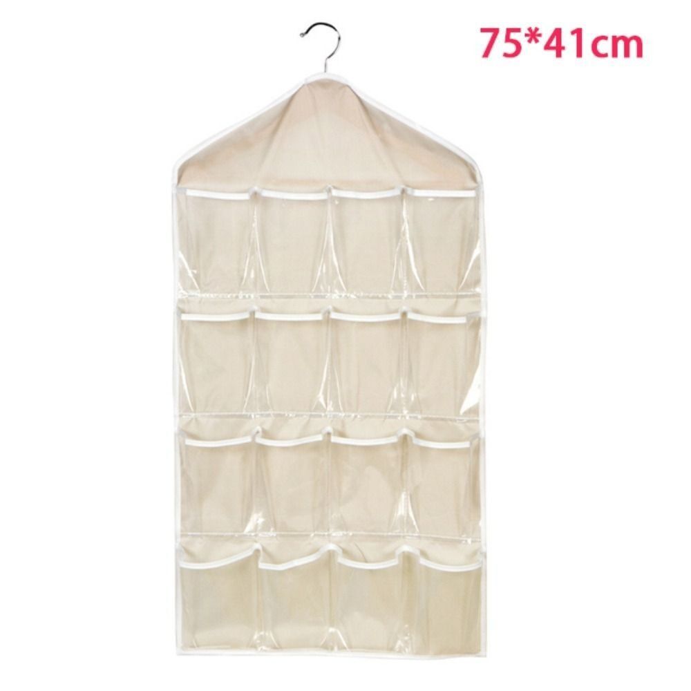 Multifunctional Wall-Mount Bags 16 Grids Storage Rack Hanging Storage ...
