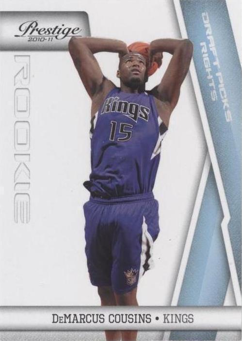 2010-11 Prestige - Rookie DeMarcus Cousins #215 Draft Picks Rights ...