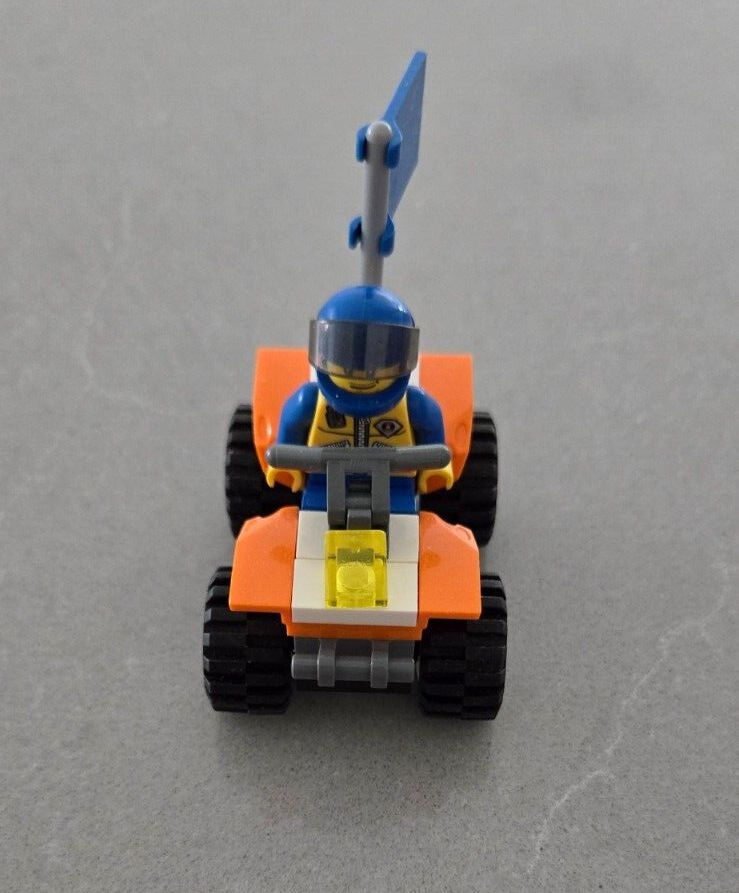 Lego City Set 7736 - Coast Guard Quad Bike Complete w Minifigure ...