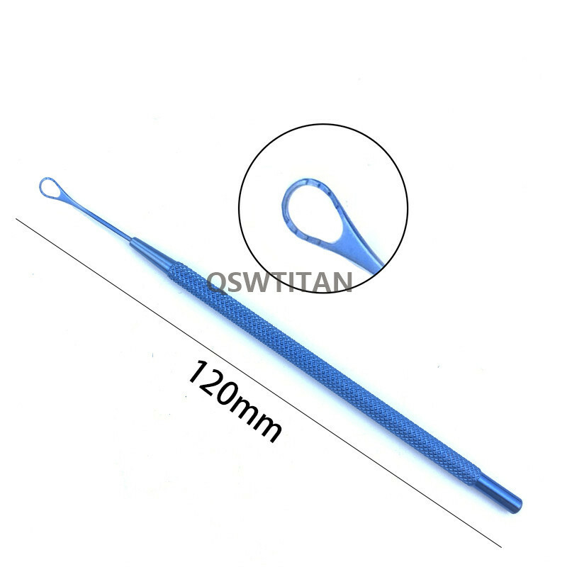 Titanium 3 pcs eye lens loop loops ophthalmic eye surgical instrument ...