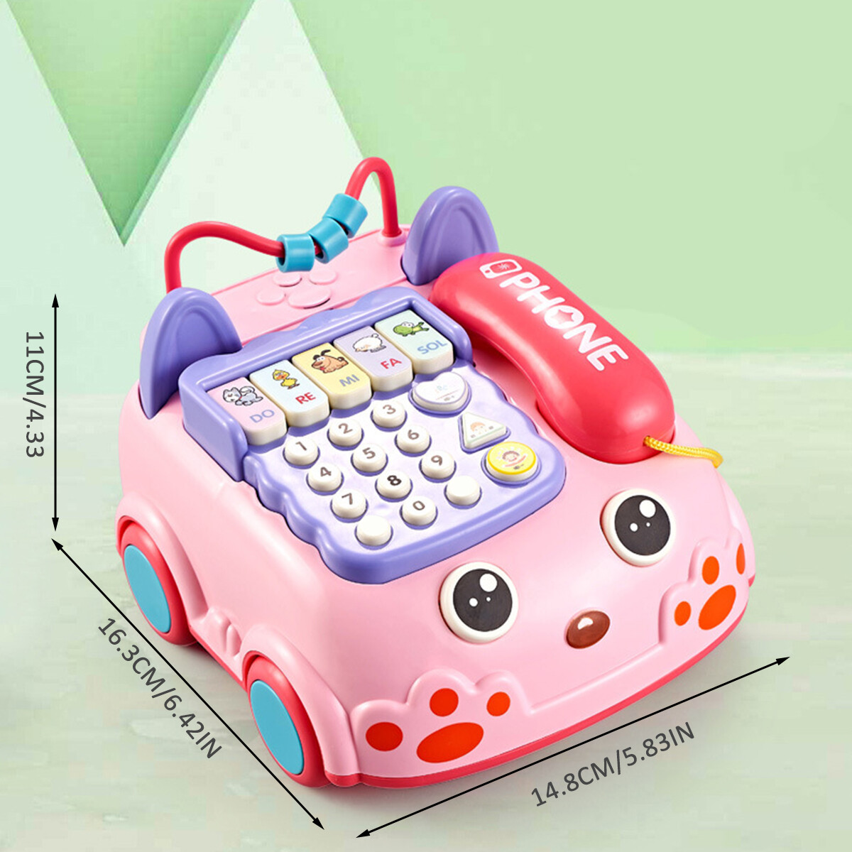 Phone Car Toy Multi-Functional Telephone Car Toys Creative Simulated ...