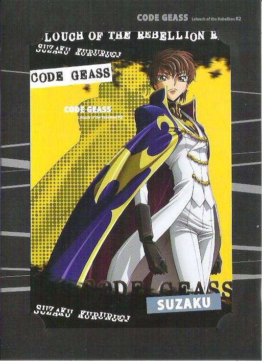 2 pcs postcard set Code geass Lelouch of the Rebellion R2 anime Suzaku ...