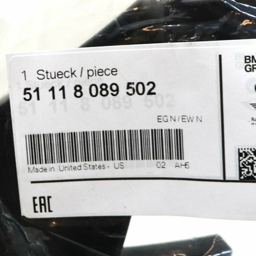 NEW OEM BMW X5 G05 FRONT M BUMPER RIGHT AIR CURTAIN DUCT 51118089502 ...