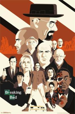 Breaking Bad Group Collage Portraits 22 x 34 inch TV Series Poster | eBay
