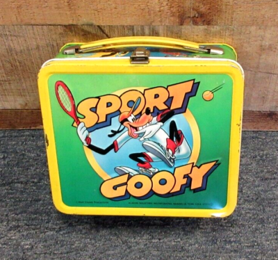 Vintage Sport Goofy Metal Lunchbox, Walt Disney Aladdin No Thermos | eBay
