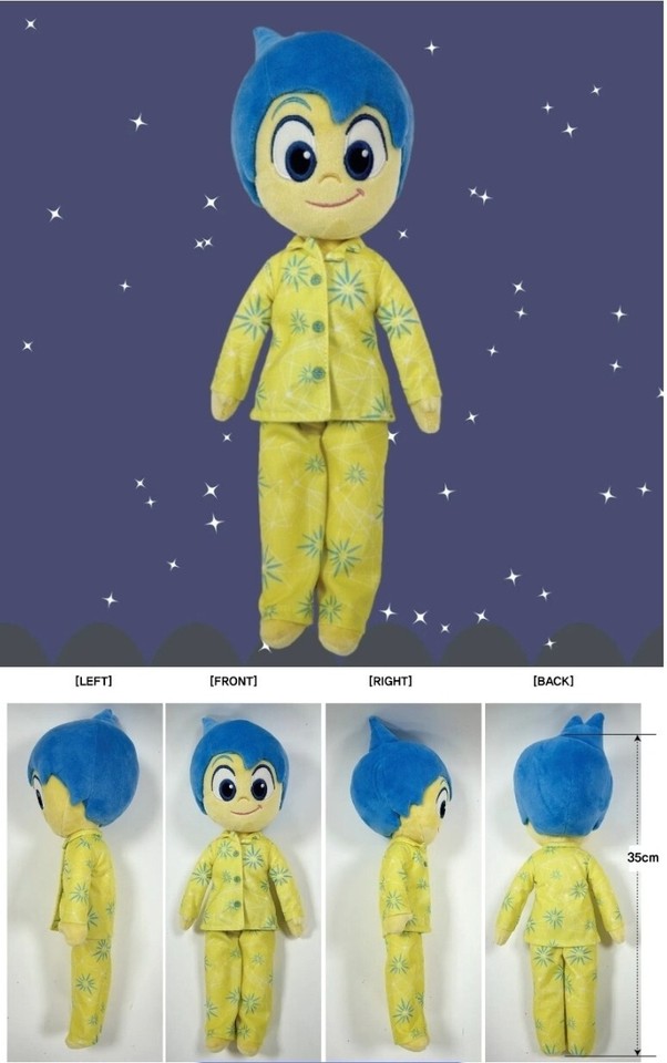 Inside Out 2 Joy Plush 14" Pajama Version Official Licensed Disney ...