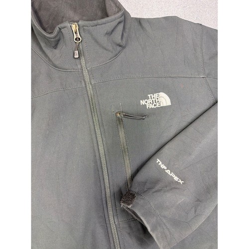The North Face TNF Apex Softshell Jacket Black Mens Large Bionic ...