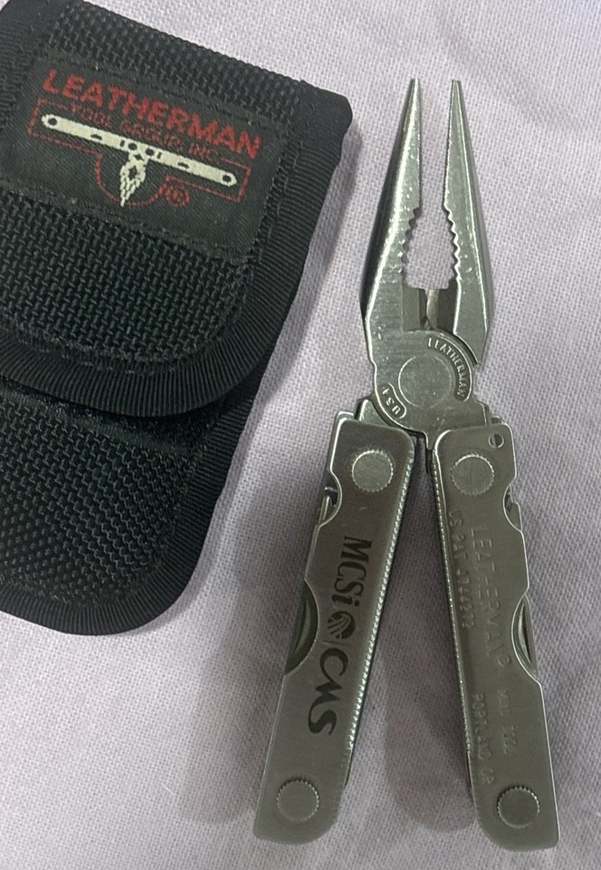 Leatherman Mini-Tool original nylon sheath multi-tool Excellent ...