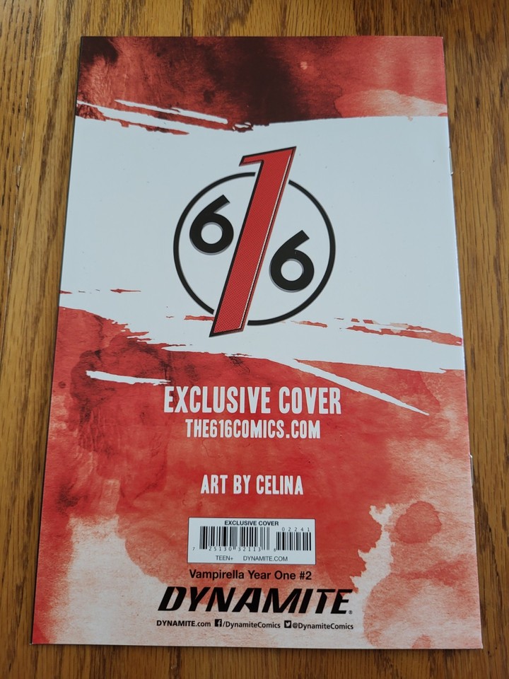 Dynamite Comics Vampirella: Year One #2 - 616 Celina Virgin (2022 ...