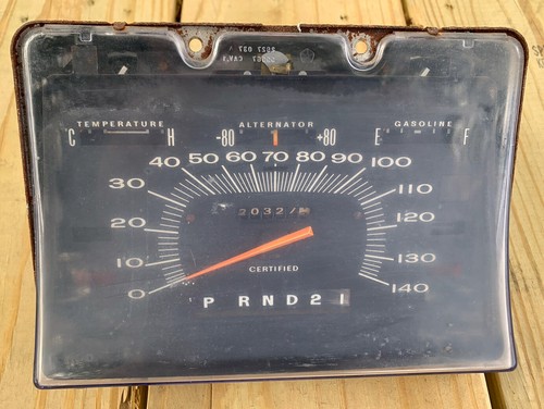 1973 Plymouth Fury iii 140 MPH Speedometer Mopar C Body Police Car ...