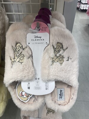 Primark Disney’s Bambi Faux Fur Slippers UK Size 3/4 5/6/7/8 | eBay UK