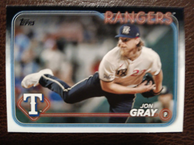 JON GRAY TEXAS RANGERS 2024 TOPPS BASEBALL CARD #16 | eBay
