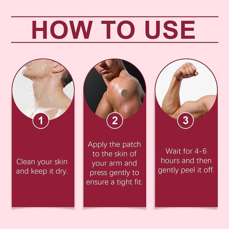 Herbal Patch for Men Energy Supplement Balance Hormones Relieves Stress ...