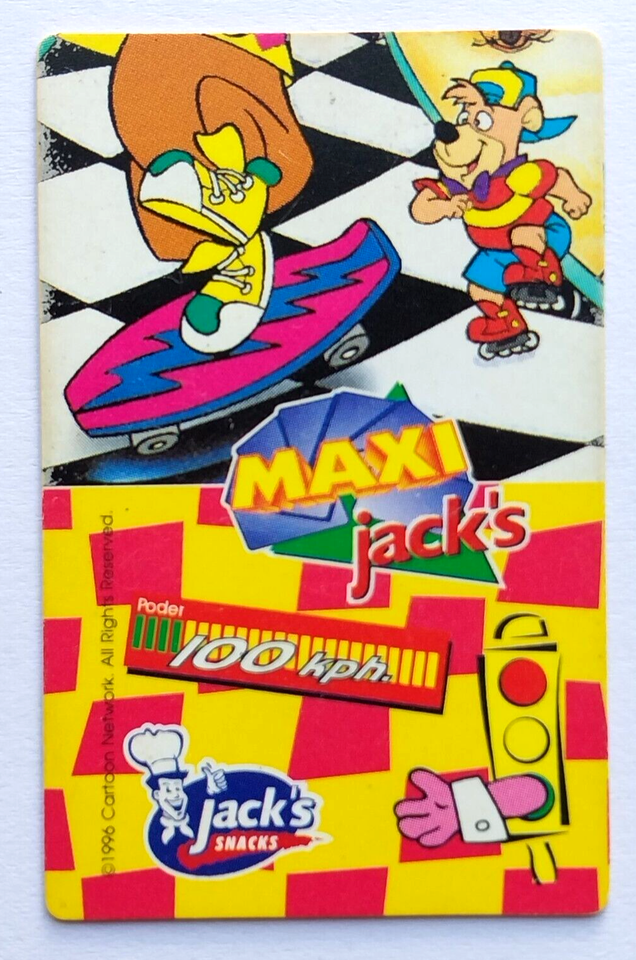 1996 MINI CARD Maxi Jack's Snacks COLOMBIA #37B Winchley-Wilma-Quick ...