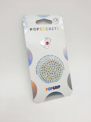 PopSockets Bling Crystal Silver Bling PopSocket Pop Socket | eBay
